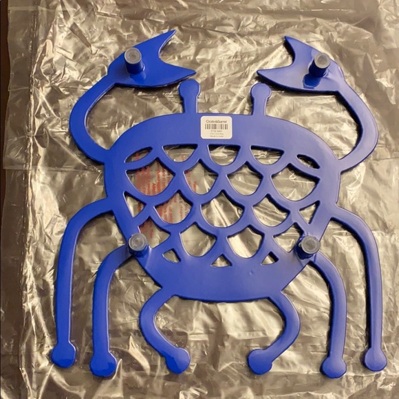 Crate&Barrel | Kitchen | New Cratebarrel Crab Trivet Blue | Poshmark